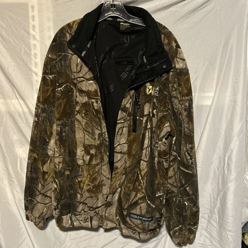 Scent Blocker Camo Fleece Jacket Size XL Outdoor Hunting Windblocker | eBay