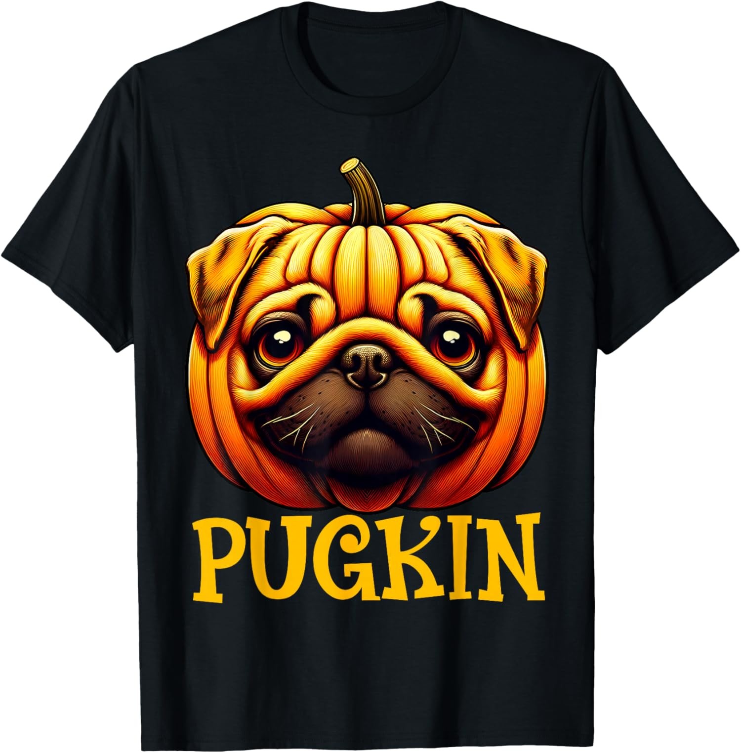 Funny Pugkin Pumpkin Halloween Thanksgiving Outfit Unisex T-Shirt | eBay