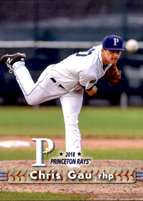 2018 Princeton Rays Grandstand 9 Chris Gau Jacksonville Florida FL ...