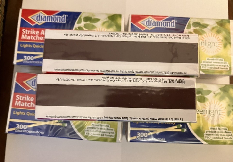 (6 boxes) (300 per box)Vintage Diamond Strike Anywhere Matches | eBay