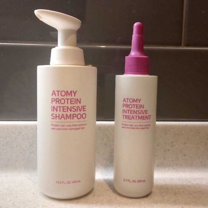 ATOMY Protein Intensive Shampoo 400ml + Treatment 200ml Set Damaged ...