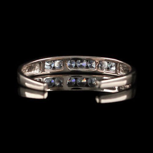 Brilliant Adjustable Channel Set Cz Toe Ring 10K Rose Gold Plated ...