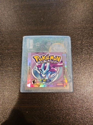 Authentic Pokemon Crystal Version MINT (Game Boy Color/GBC) CLEAN NEW ...
