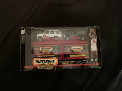 MATCHBOX COLLECTIBLES MICHAEL JORDAN CHEVY TAHOE 2 PACK 1999 MATTEL ...
