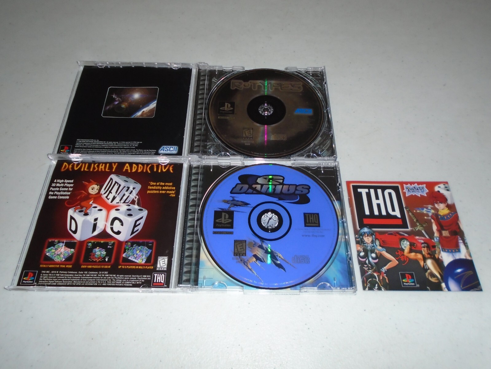 R-Types & G Darius by ASCII/Irem and THQ ☆☆ Complete Playstation 1 PS1 ...