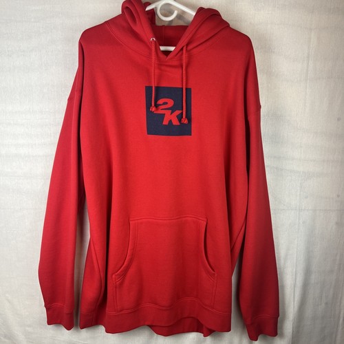 2K Games XL Red Pullover Hoodie Official Swag Stay Hungry Be Humble | eBay