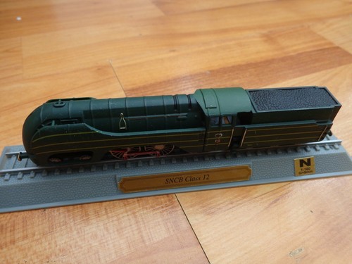 DEL PRADO N GUAGE 1/160 - SNCB CLASS 12 BELGIUM LOCO LOCOMOTIVE TRAIN ...
