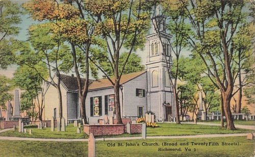 Richmond Virginia St Johns Church Founding Father Historic Site Vtg ...