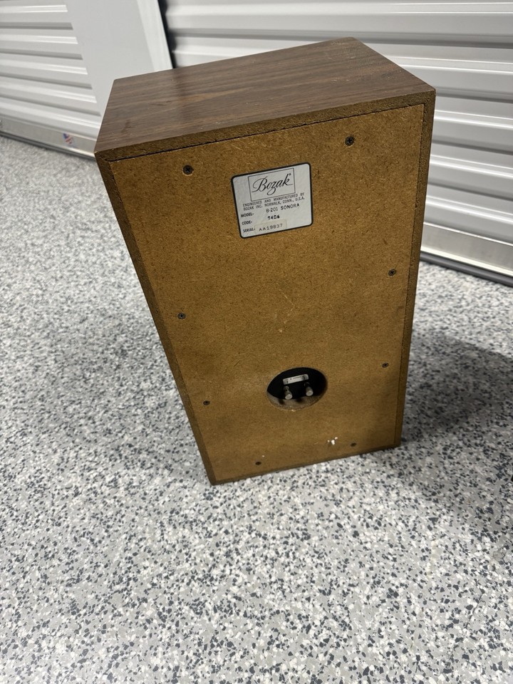 Pair of Norwalk Bozak B-201 Sonora 2-way Speakers. B-800Bc Woofers 200Y ...