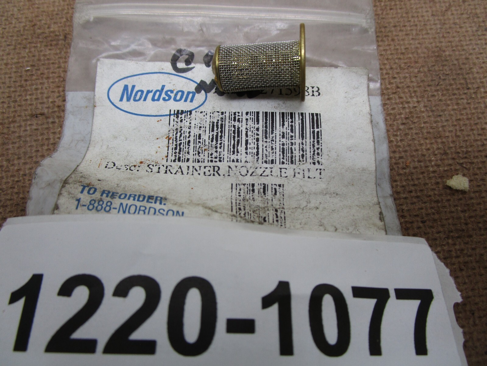 Nordson Strainer Nozzle Filter 271598B 1 Lot Of 6 | eBay