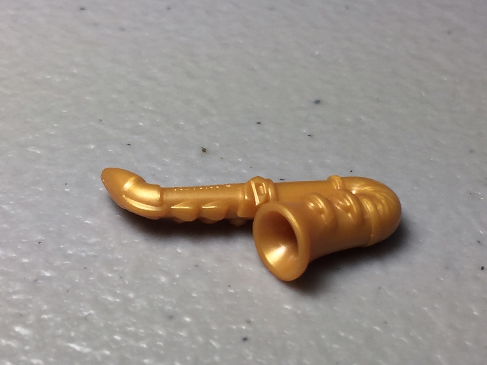 NEW LEGO PEARL GOLD SAXOPHONE MINIFIGURE UTENSIL INSTRUMENT AUTHENTIC ...
