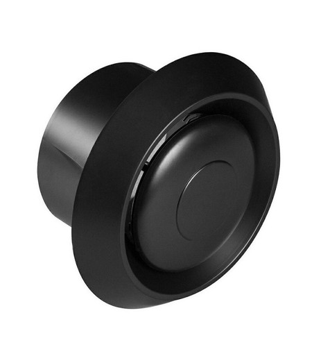 Black Ceiling Extract / Supply Air Valve Plastic Round Vent Diffuser ...