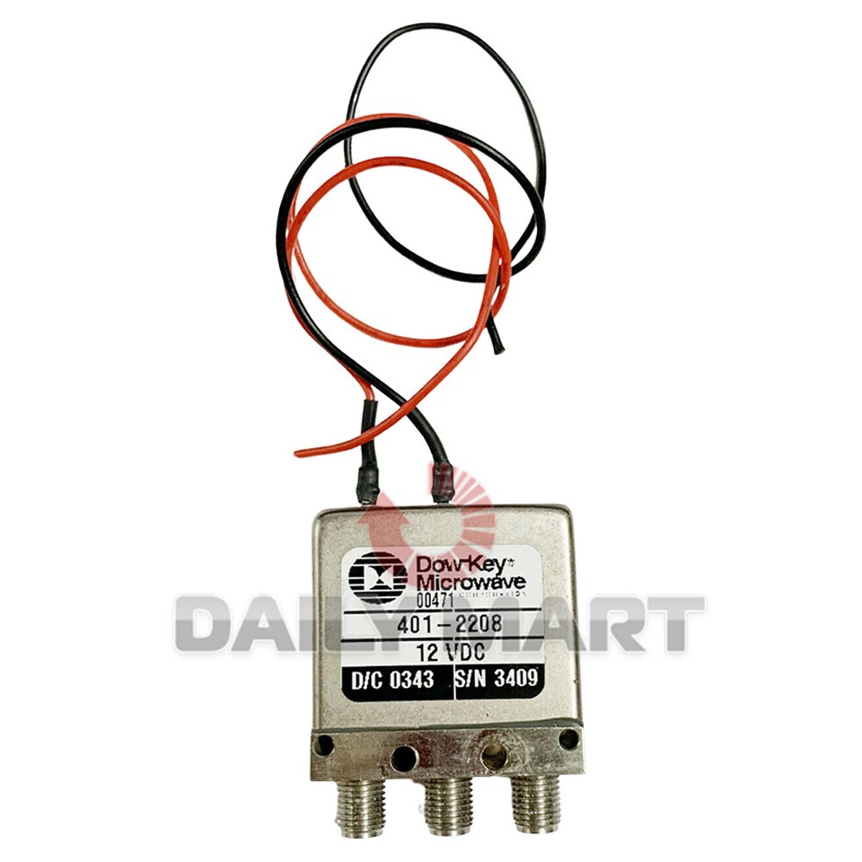 Used & Tested DOW-KEY 401-2208 RF Microwave Coaxial Switch 12V 300W ...