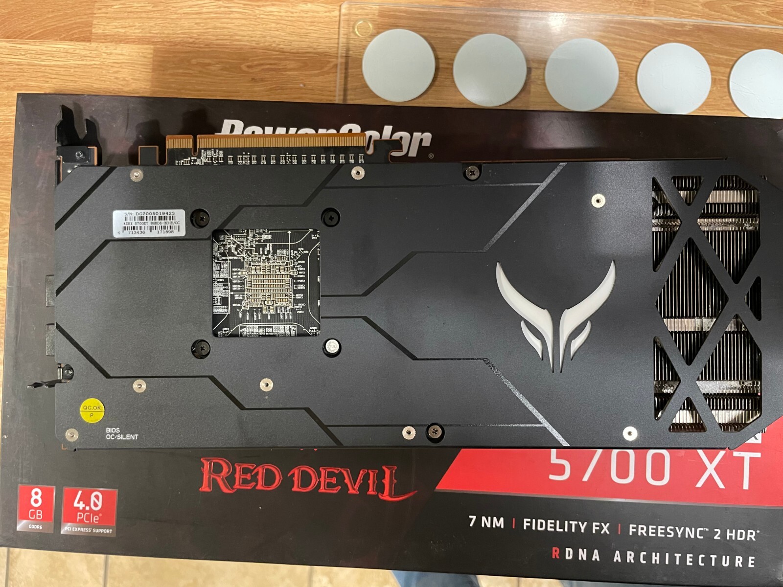 PowerColor Radeon Red Devil RX 5700xt 8gb Graphics Card - boxed 03 ...