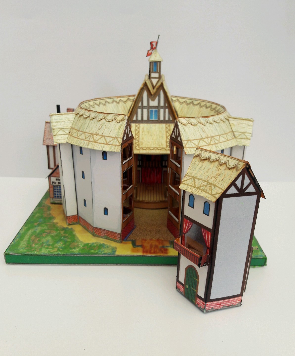 SHAKESPEARES SHAKESPEARE'S GLOBE THEATRE FULL COLOUR A5 CUT OUT CARD ...