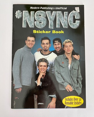 *Nsync Sticker Book (Modern Publishing, 2001) Includes All Stickers ...
