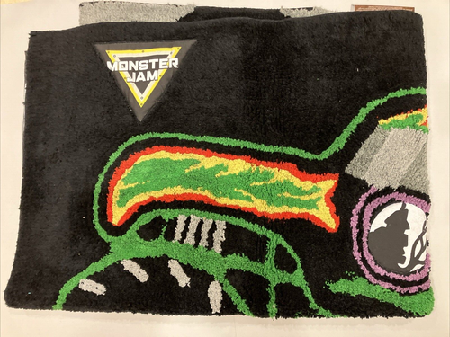 Grave Digger Monster Jam Grave Digger Lage Room Accent Rug 54"X40" 100% ...