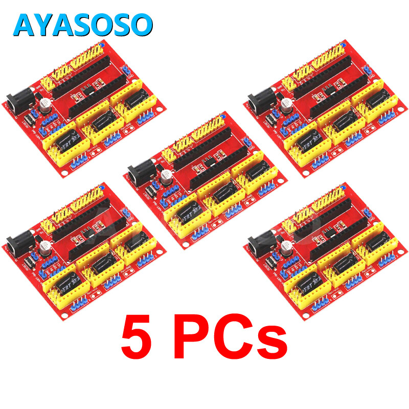 5PCs CNC Shield V4 Engraving Machine Stepper Motor Driver for Arduino ...
