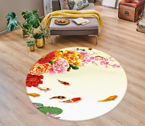 3D Noble Peony Flowers NBC492785 Game Rug Mat Elegant Photo Carpet Mat ...