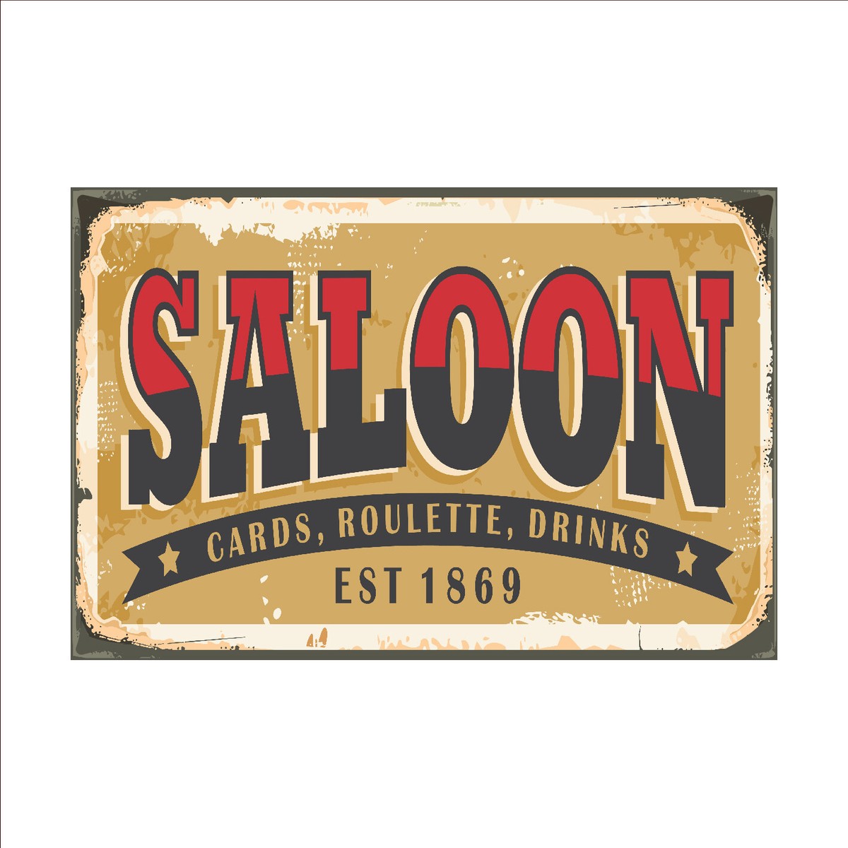 Old Saloon Signs Rustic Sign For A Old West American Saloon, Or Bar
