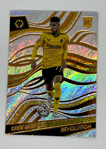2022-23 Panini Revolution EPL Chem Campbell BASE RC #299 Wolverhampton ...