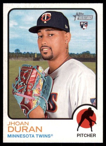 Jhoan Duran 2022 Topps Heritage High Number Rookie Card RC #693 ...