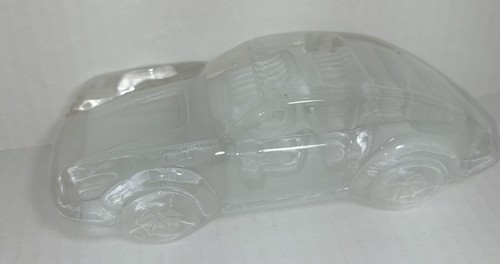 PORSCHE 911 Clear Crystal Glass Model Car Paperweight | eBay