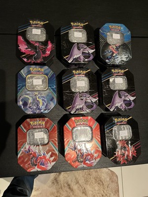Pokemon Mystery Tin Box, 2 Seltene V/Vstar/Vmax/EX/Fullart + 10 Holo ...