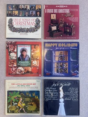 Lot of 6 Christmas Records (Vinyl LP) - Multiple Artists / Choirs ...