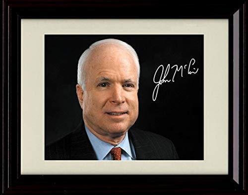 8x10 Framed John McCain Autograph Promo Print - Maverick - Landscape | eBay