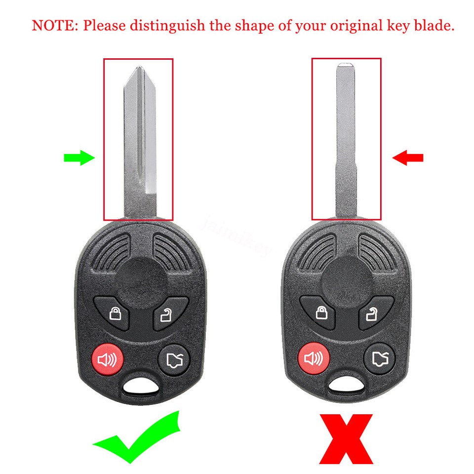2 For Ford Escape 2005 2006 2007 2008 2009 2010 2011 keyless entry key ...