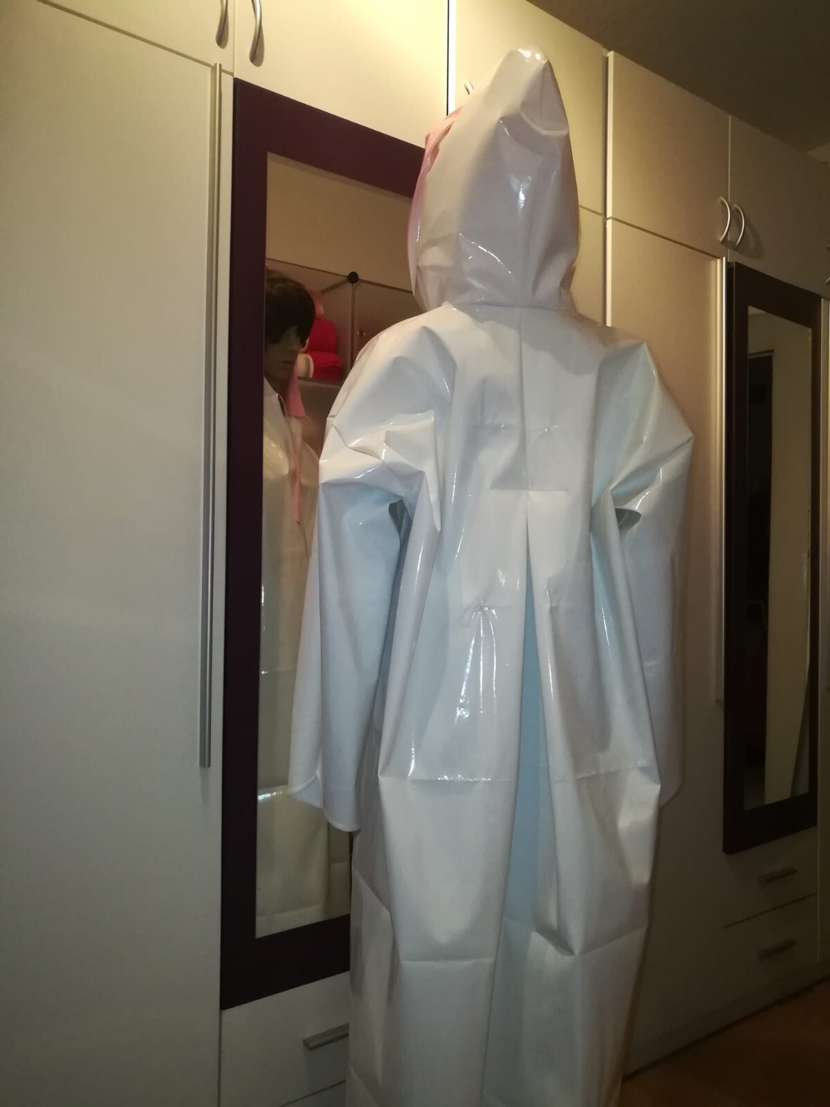 100% PVC Regencape Lack Gummimantel Raincoat Regenmantel Geschmeidig ...