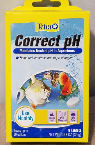 Tetra 77340 Correct pH Tablets, 8-Count, NEW | eBay