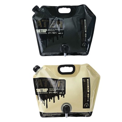 Foldable Water Container Collapsible Water Storage Bag Refillable Water ...