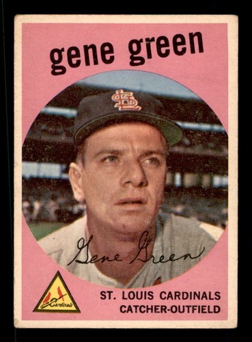 1959 Topps Baseball #37 Gene Green VG *e2 | eBay