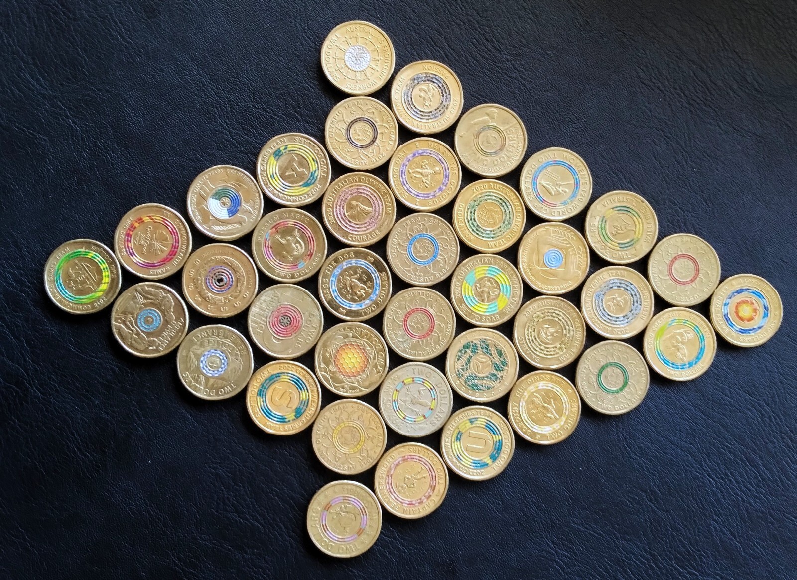 38 Different Australian $2 Dollar Coloured Coins - 38 | eBay