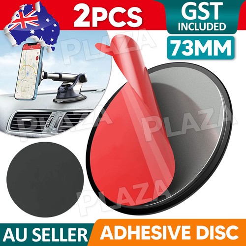 2X Mount Car Cradle Dash board Suction Holder GPS Adhesive Disc Disk ...