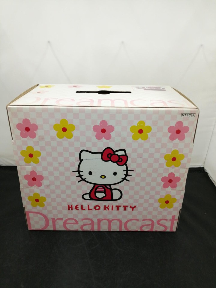 Rare Hello Kitty Dreamcast HKT-3000 Pink in Box Console System Boxed ...