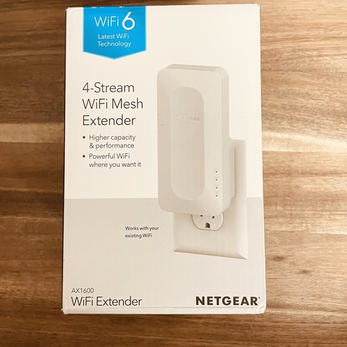 NETGEAR - EAX12 AX1600 WiFi 6 Mesh Wall Plug Range Extender NEW | eBay