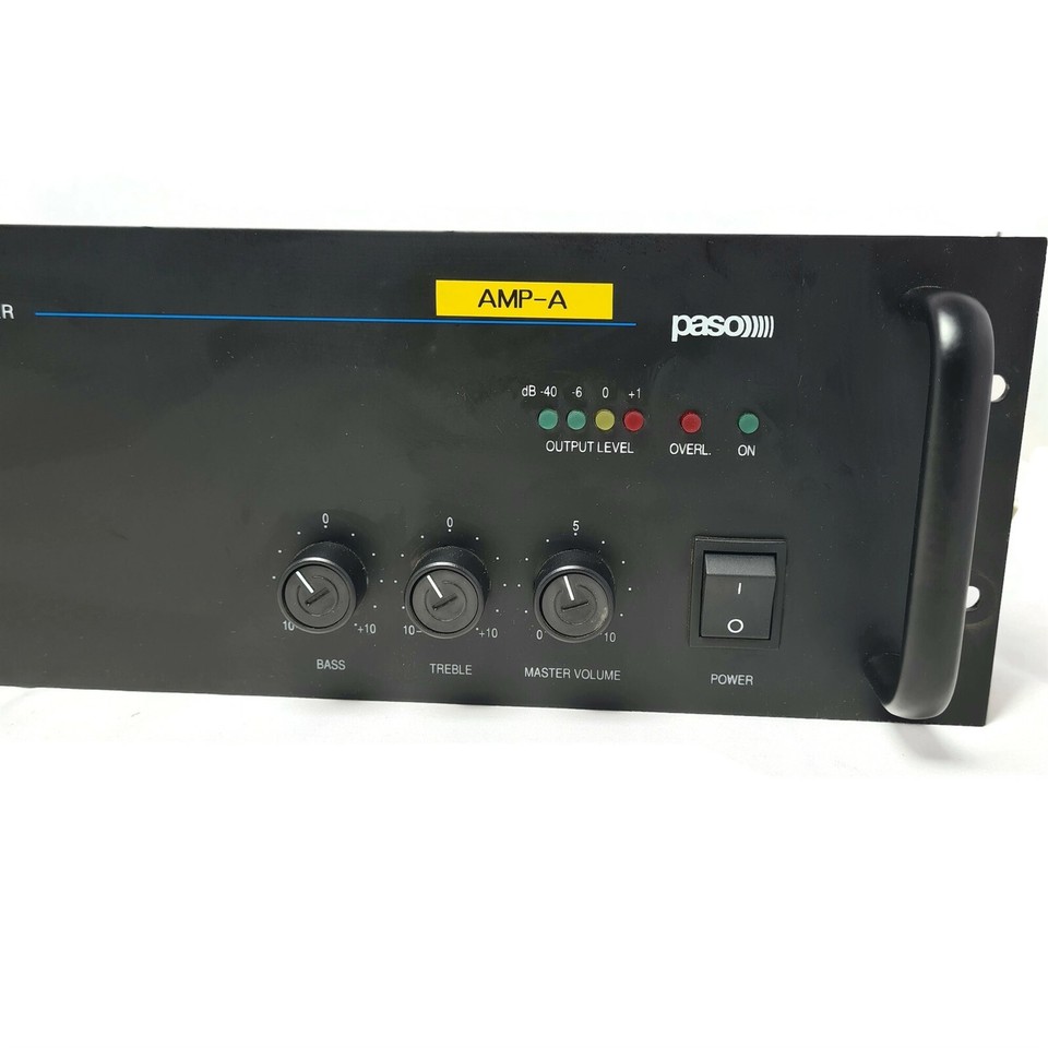 Paso AW8000 Series Audio Power Amplifier 240 Watts. 230 Volts AC | eBay