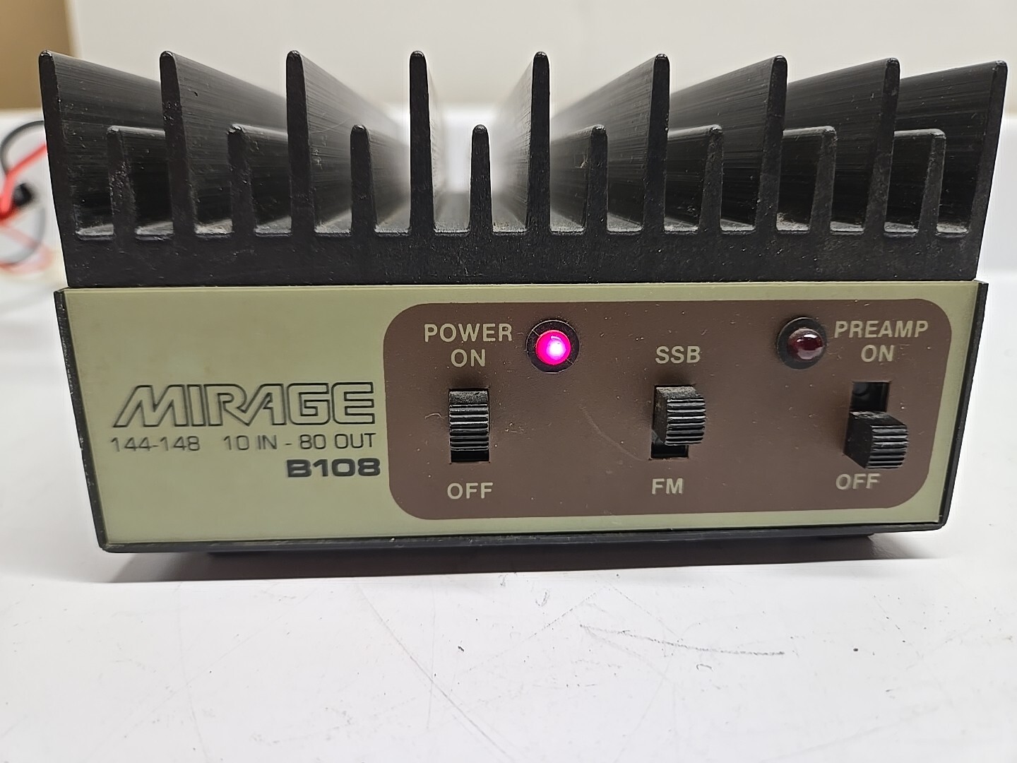 Mirage B108 144-148MHz 2-Meter VHF Ham Radio 80W Amplifier w/ Preamp | eBay