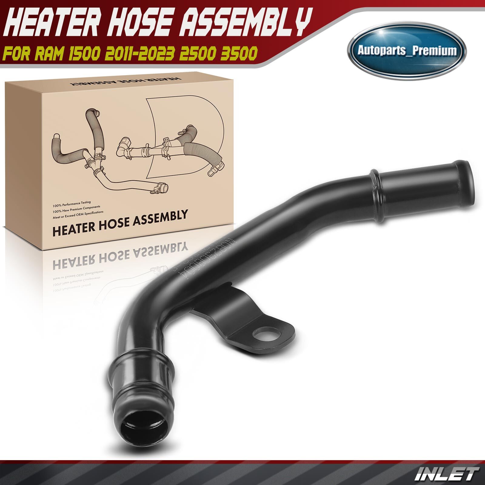 HVAC Heater Hose Assembly Radiator Hose for Dodge Ram 1500 Durango Jeep ...