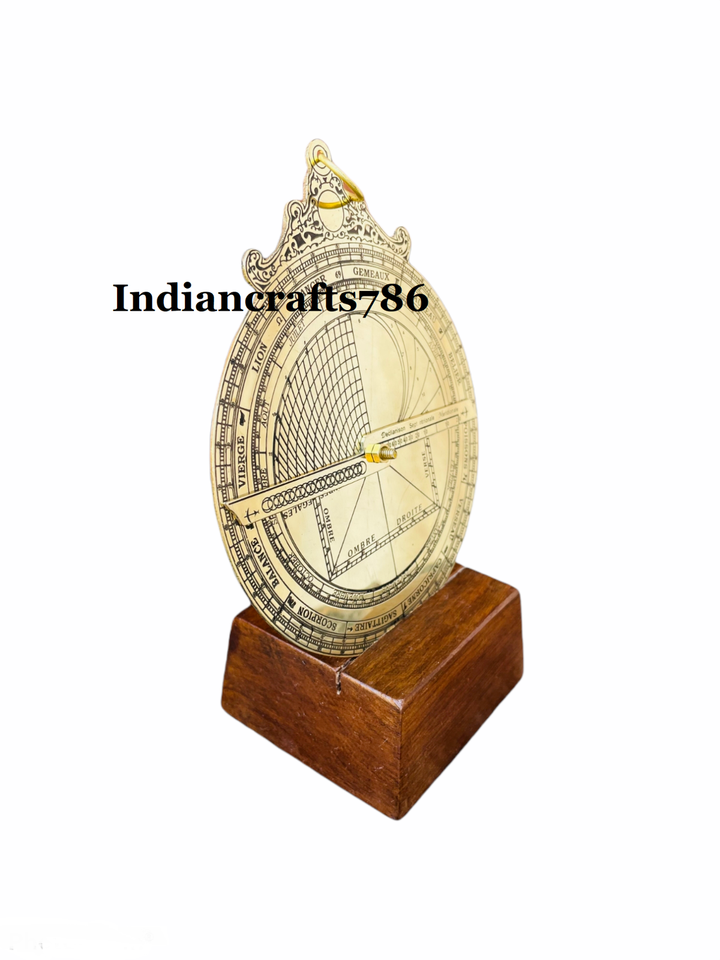 Antique Brass Astrolabe French Vintage Astrolabe Navigation Device ...