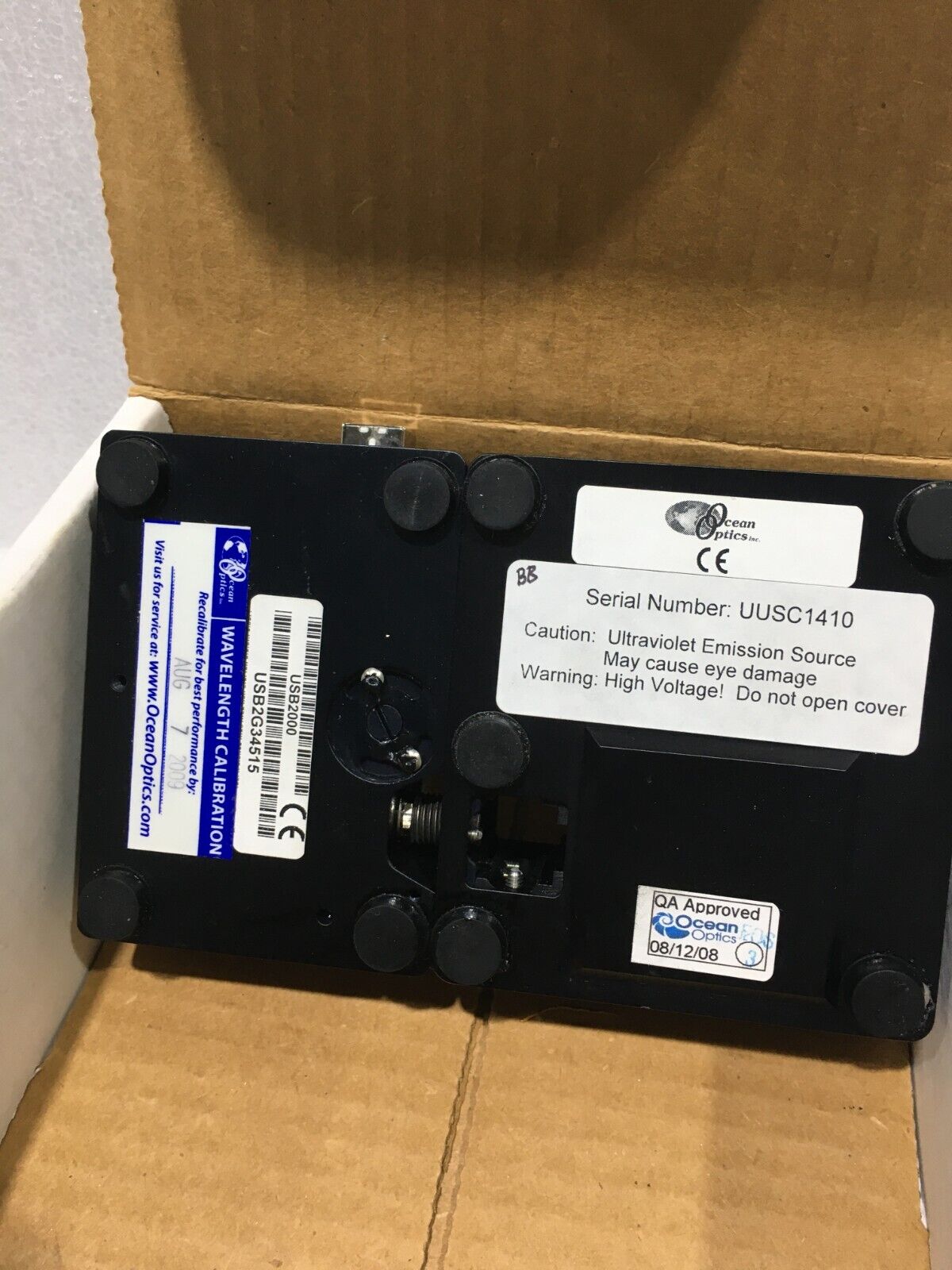 Ocean Optics Red Tide USB650 Spectrometer 200 - 850 nm | eBay