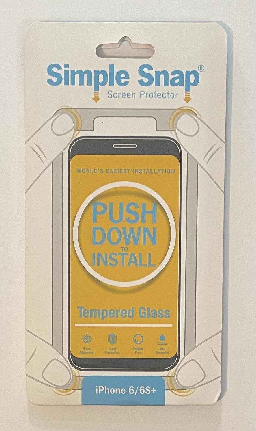 Simple Snap Screen Protector Easy Installation Tempered Glass For ...