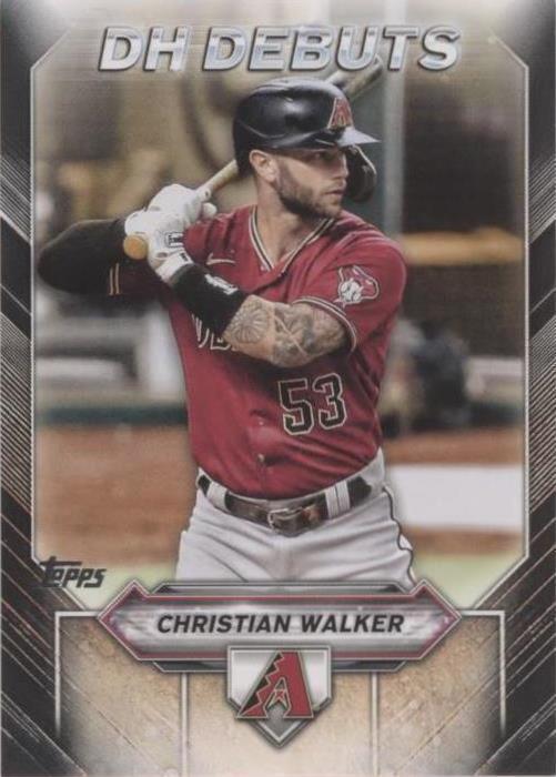2021 Topps - Dh Debuts Christian Walker #DHD-15 Black /299 for sale ...