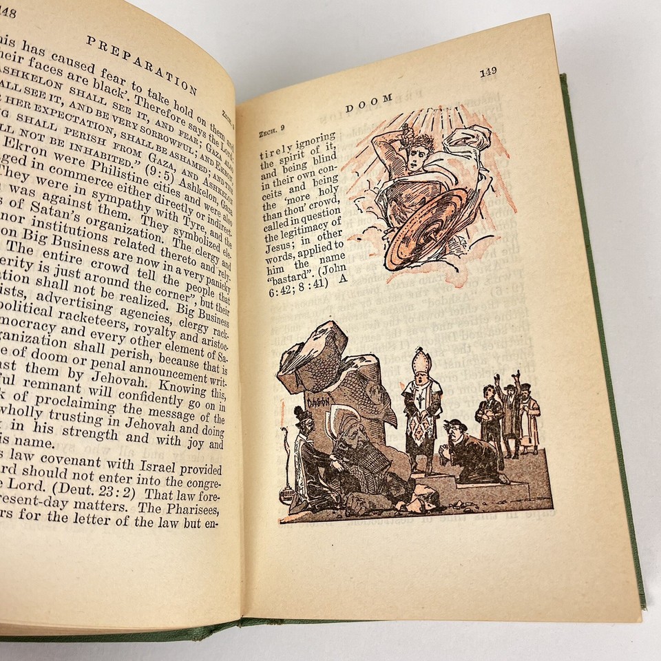 Vintage Watchtower JW Preparation Jehovah’s Witness 1933 J F Rutherford ...