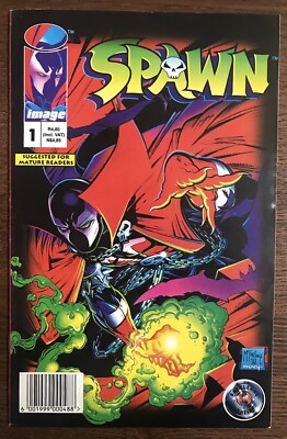 Spawn #1 Battleaxe Newsstand Variant Image Comic Book Coupon Attached ...