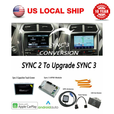 USA factory SYNC 2 to SYNC 3 V3.4 Upgrade Carplay Kit for Ford Sync3 ...