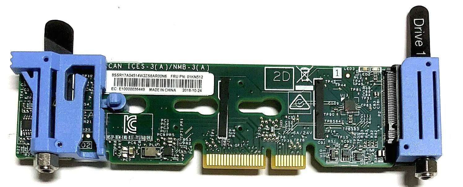 01KN512 Lenovo THINKSYSTEM M.2 MIRRORING ENABLEMENT KIT | eBay